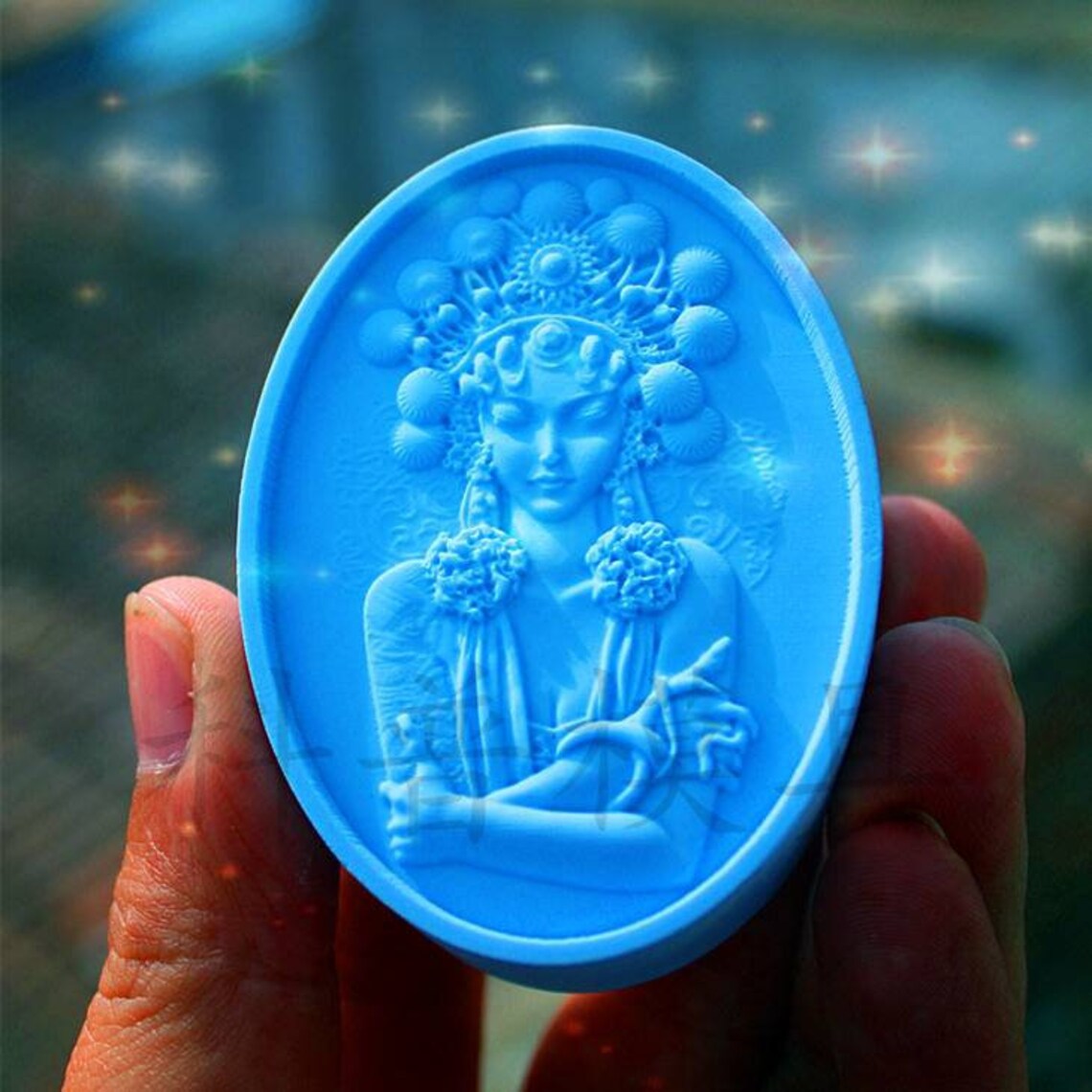 Oval Tribal Princess Queen Nuwa Goddess Theme Design Mold - Etsy