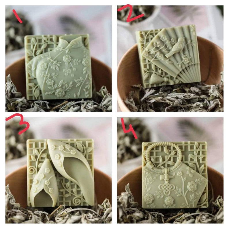 Vintage Japanese Floral Design Mold Embroidery Pattern Soap - Etsy