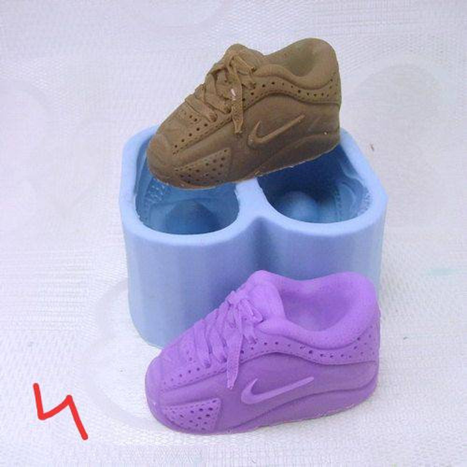 Baby Shoe Shoes Booties Sneakers Baby Shower Soap Mold Candle Mould ...