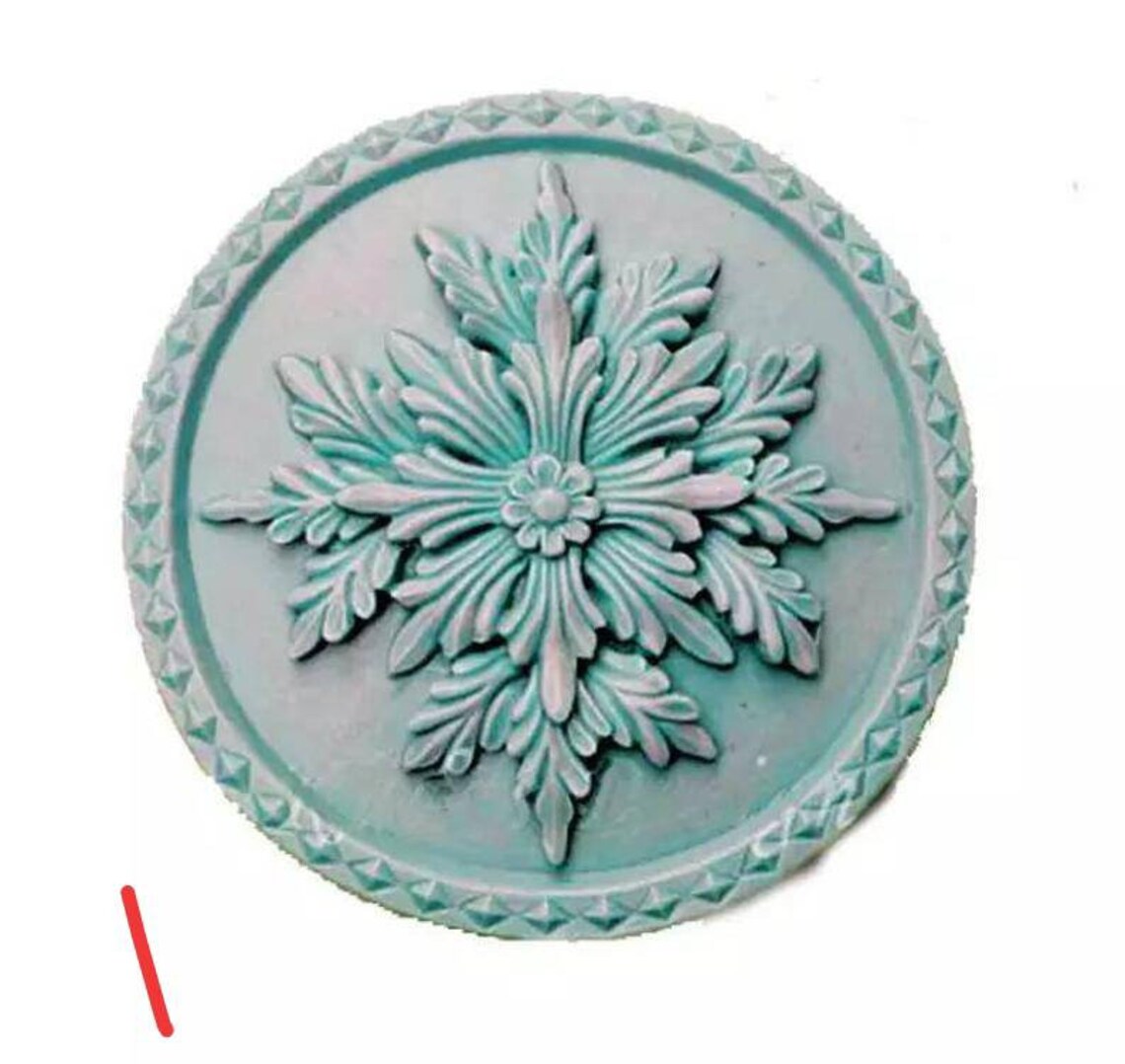 Royal Round Shape Embroidery Pattern Design Mold Embroidery - Etsy