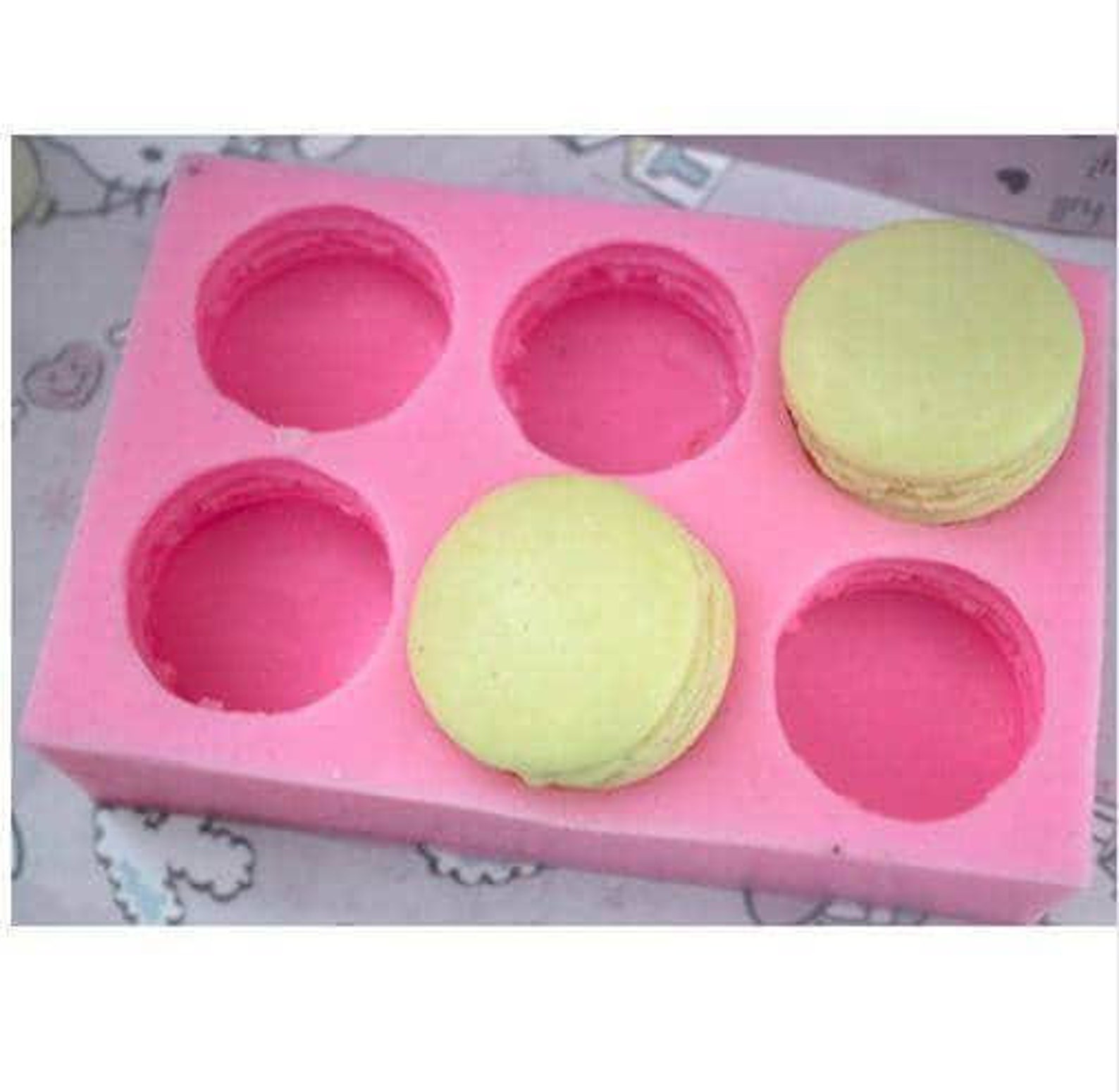 6 Cavity French Macaroon Macaron Designer Candles Mold Mould | Etsy
