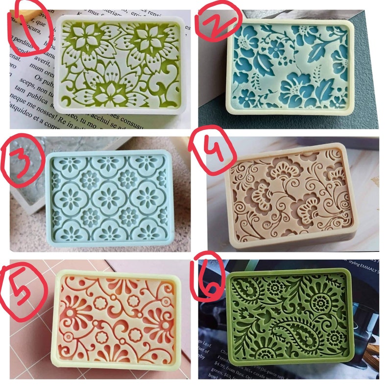 Lace Royal Rectangular Shape Soap Mold Candle Mould Silicone - Etsy