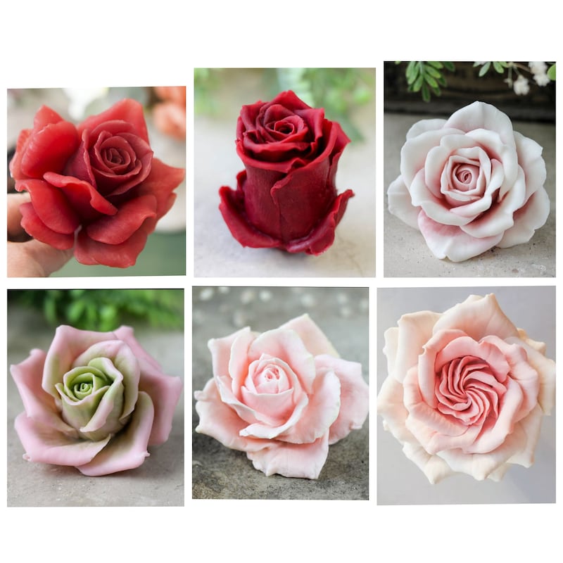 Silicone Rose Mold - Etsy