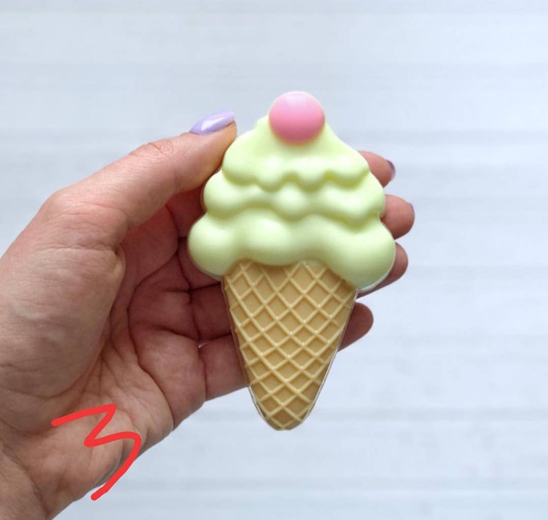 Ice Cream Scoop Cone Popsicle Design Mold Embroidery Pattern - Etsy