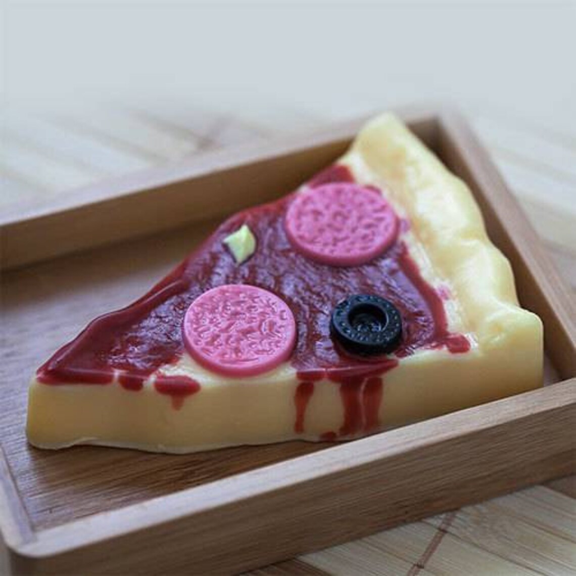 Slice Pizza Waffle Biscuit Mold Mould Silicone Candle Making Soap ...