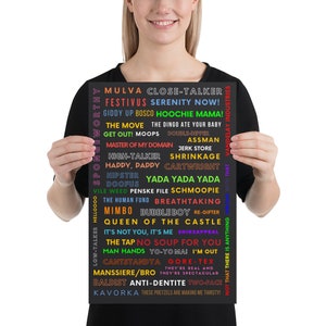 Notable Expressions From Seinfeld Matte Poster - Etsy