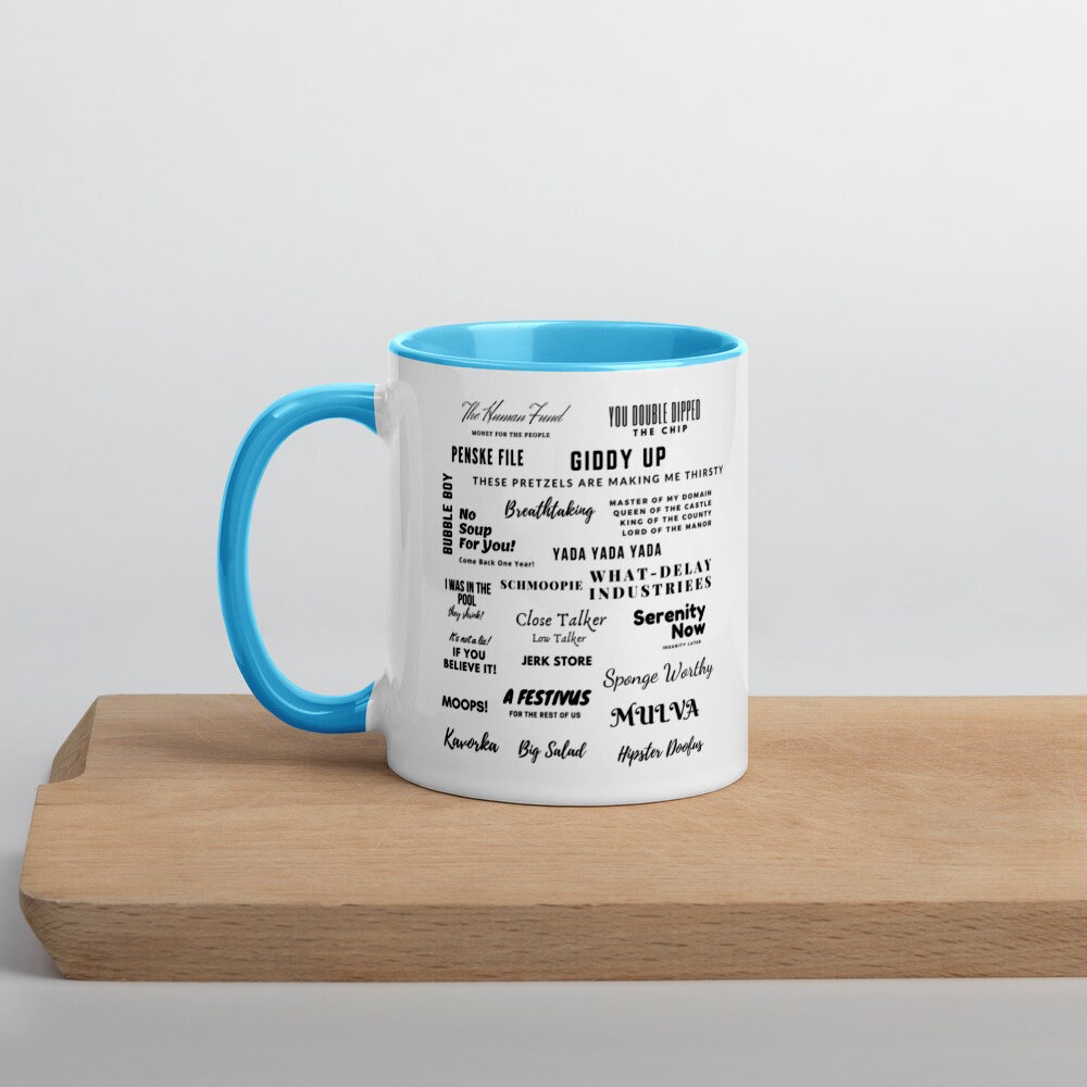 A Collection of Notable Expressions From Seinfeld Mug With - Etsy