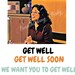 2 Designs Seinfeld Fan Get Well Card | Printable | DIGITAL FILE ...