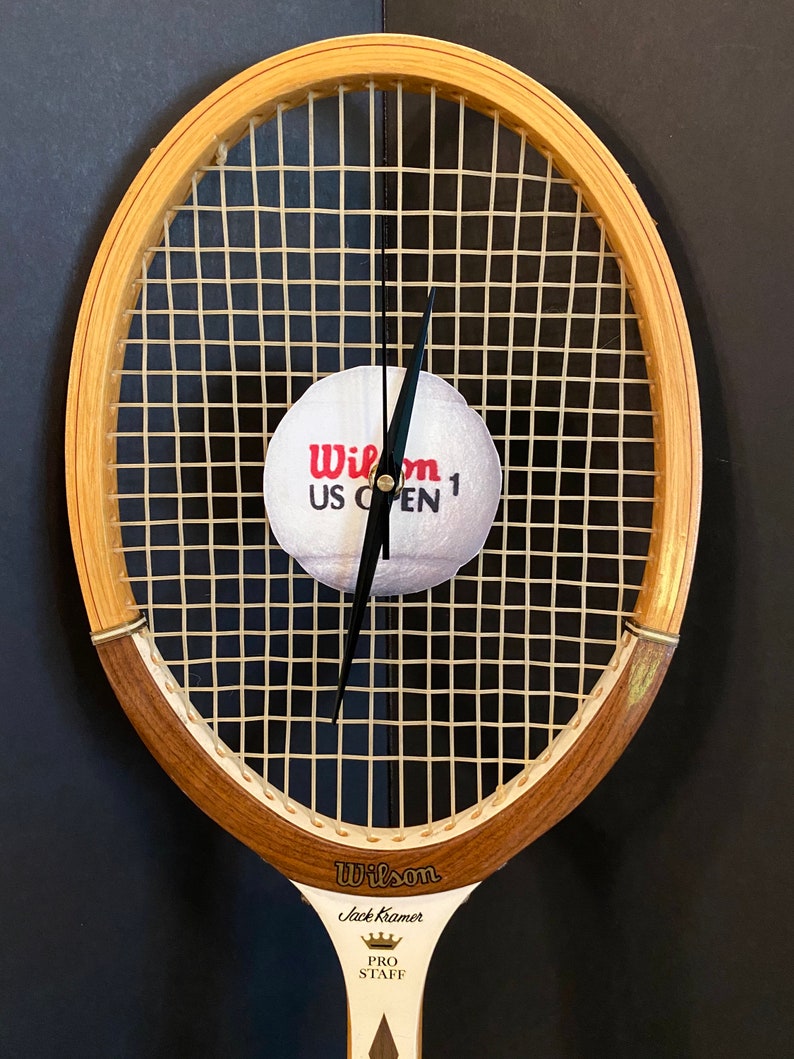 Clock Vintage Tennis Racquet | Etsy