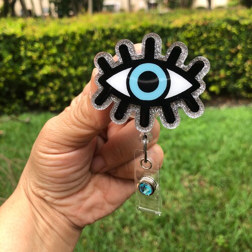 NEW the Evil Eye Badge Reel - Etsy