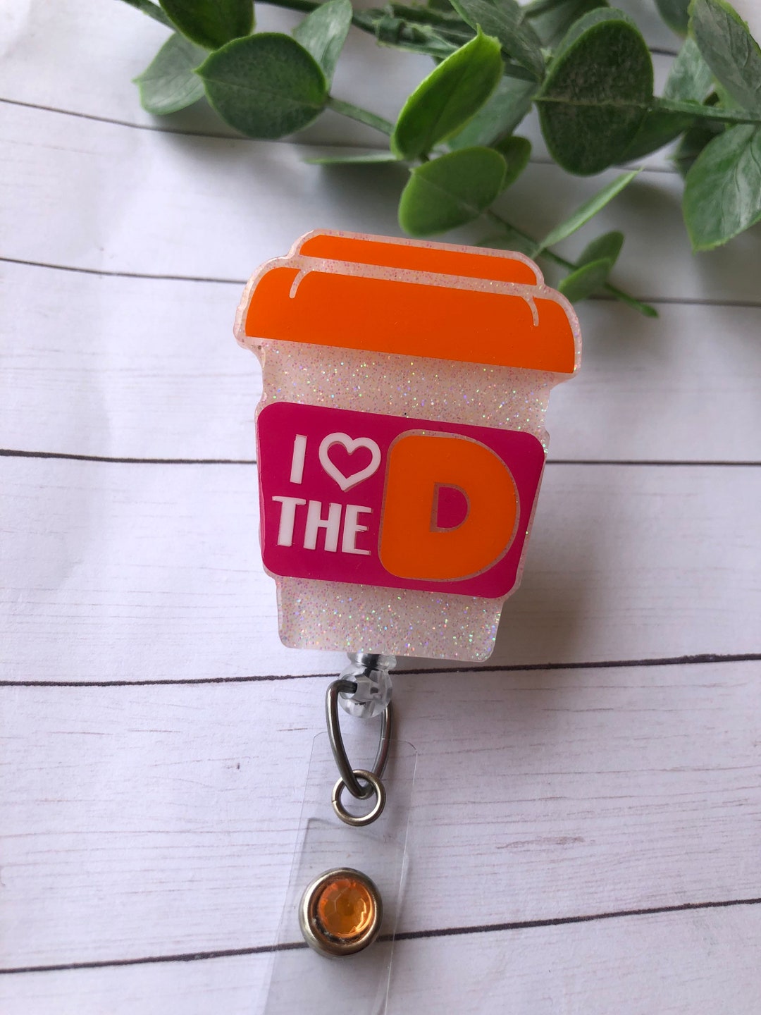 Dunkin Badge Reel - Etsy