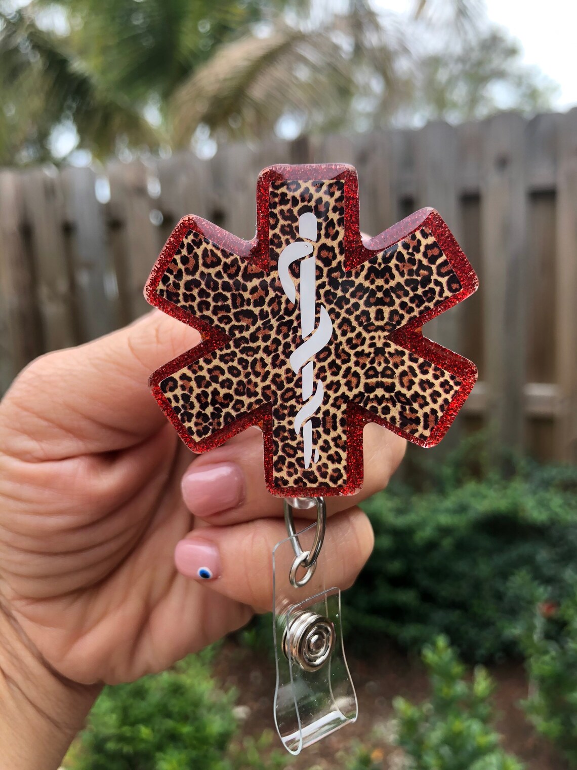 EMS Leopard Badge Rell/ Star of Life Leopard - Etsy