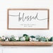 FAMILY NAME SIGN - Blessed Sign, Established Name Sign, Home Decor ...