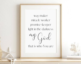 Way Maker Sign - Etsy