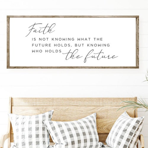 Christian Wall Decor Faith Signs for Home Gifts for Women | Etsy