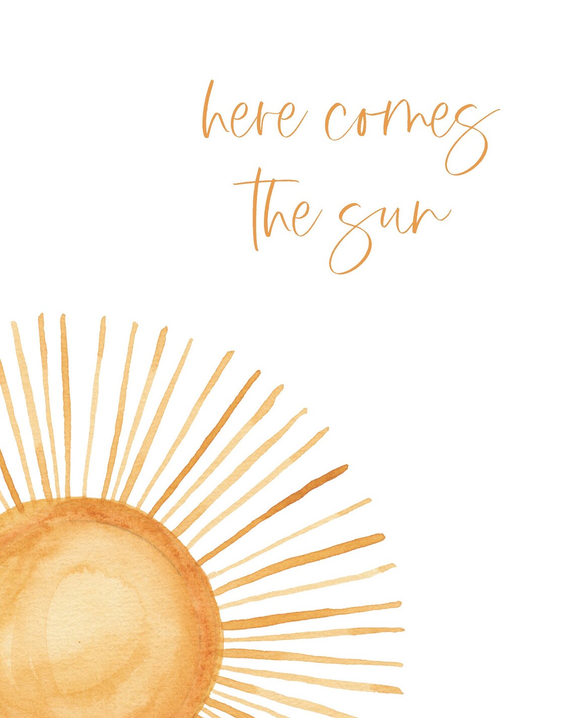 Boho Setting Sun Nursery Wall Art Print, Set of 2 Prints, Boho Sunshine ...