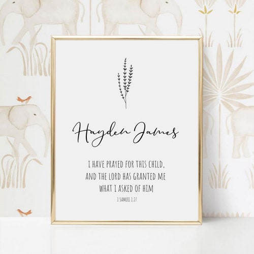 Personalized Christian Nursery Wall Art Pink Girl Kids Room - Etsy