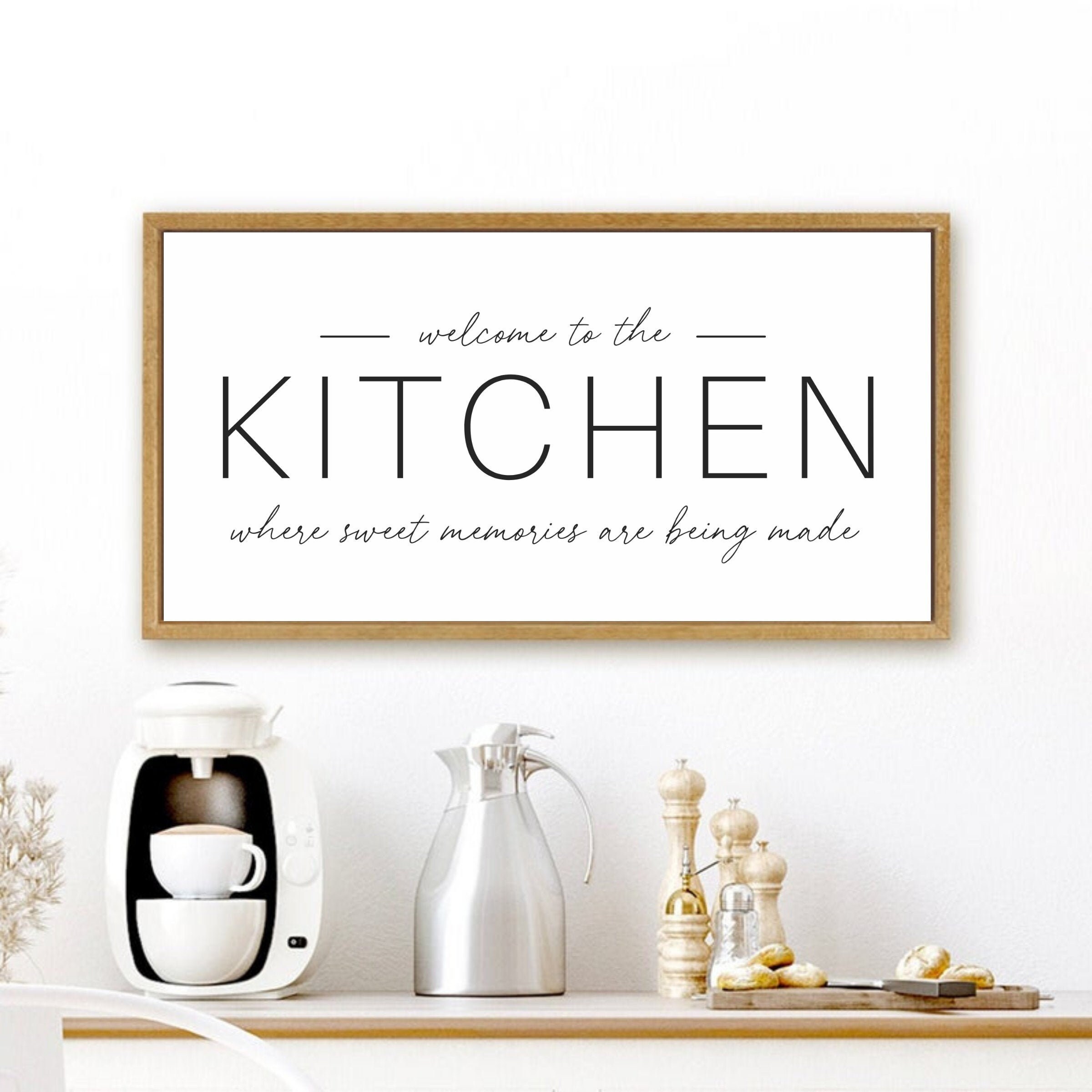 Kitchen Sign Kitchen Wall Decor Home Wall Art Printable - Etsy UK