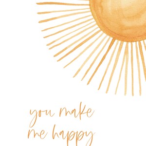 Boho Setting Sun Nursery Wall Art Print, Set of 3, Boho Sunshine Print ...