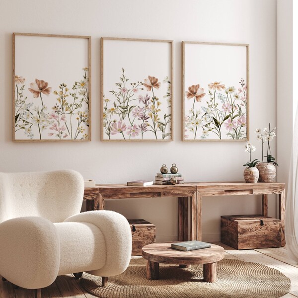 Flower Wall Art - Etsy