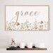GRACE WALL DECOR Christian Wall Art, Wildflower Home Decor, Boho ...