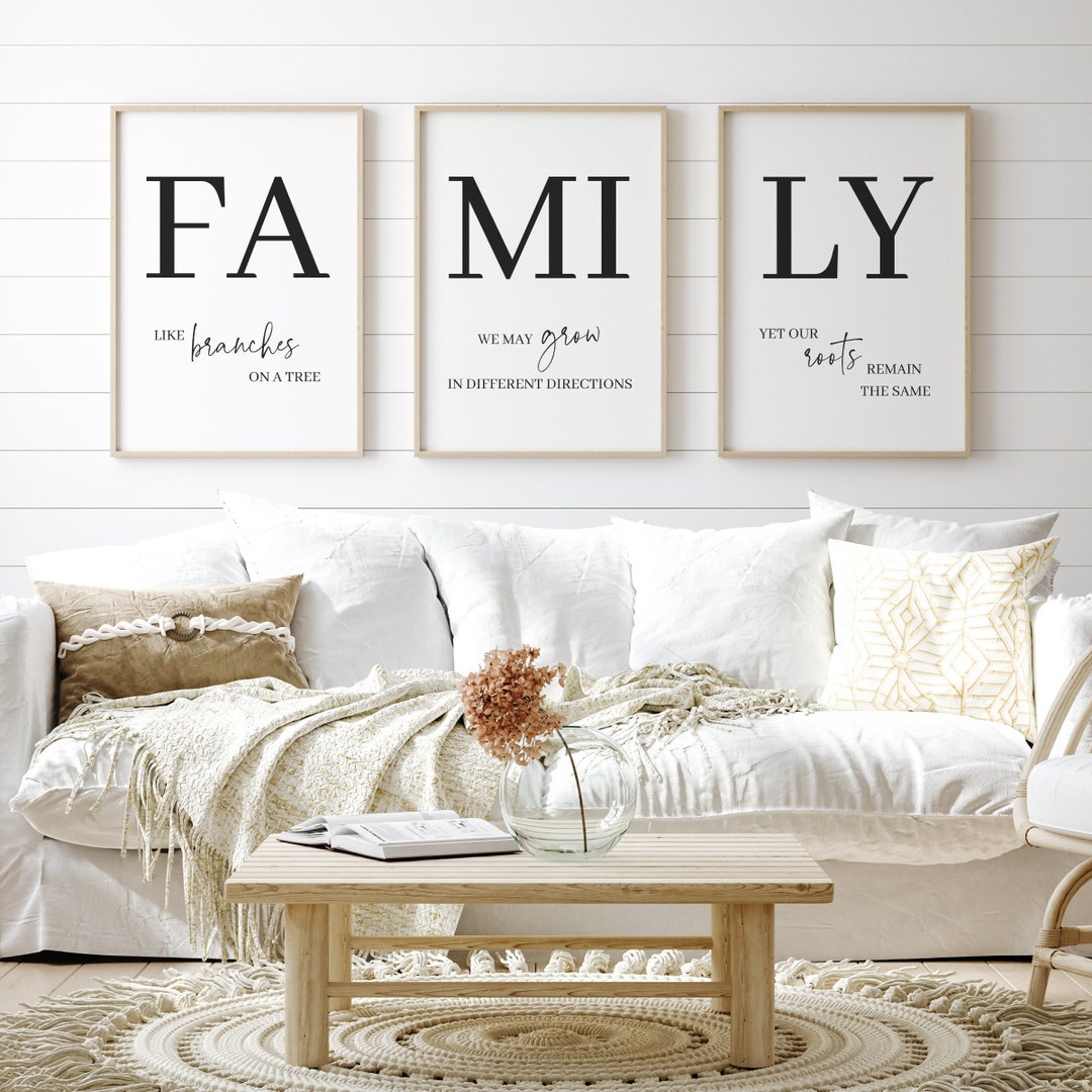 FAMILY SIGN Printable Home Decor Family Room Wall Art - Etsy