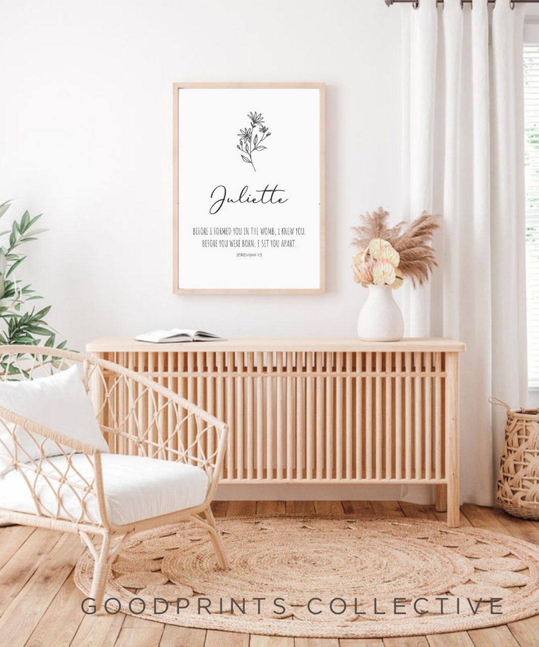 Nursery Decor Girl Wall Art Christian Nursery Bible Verse - Etsy