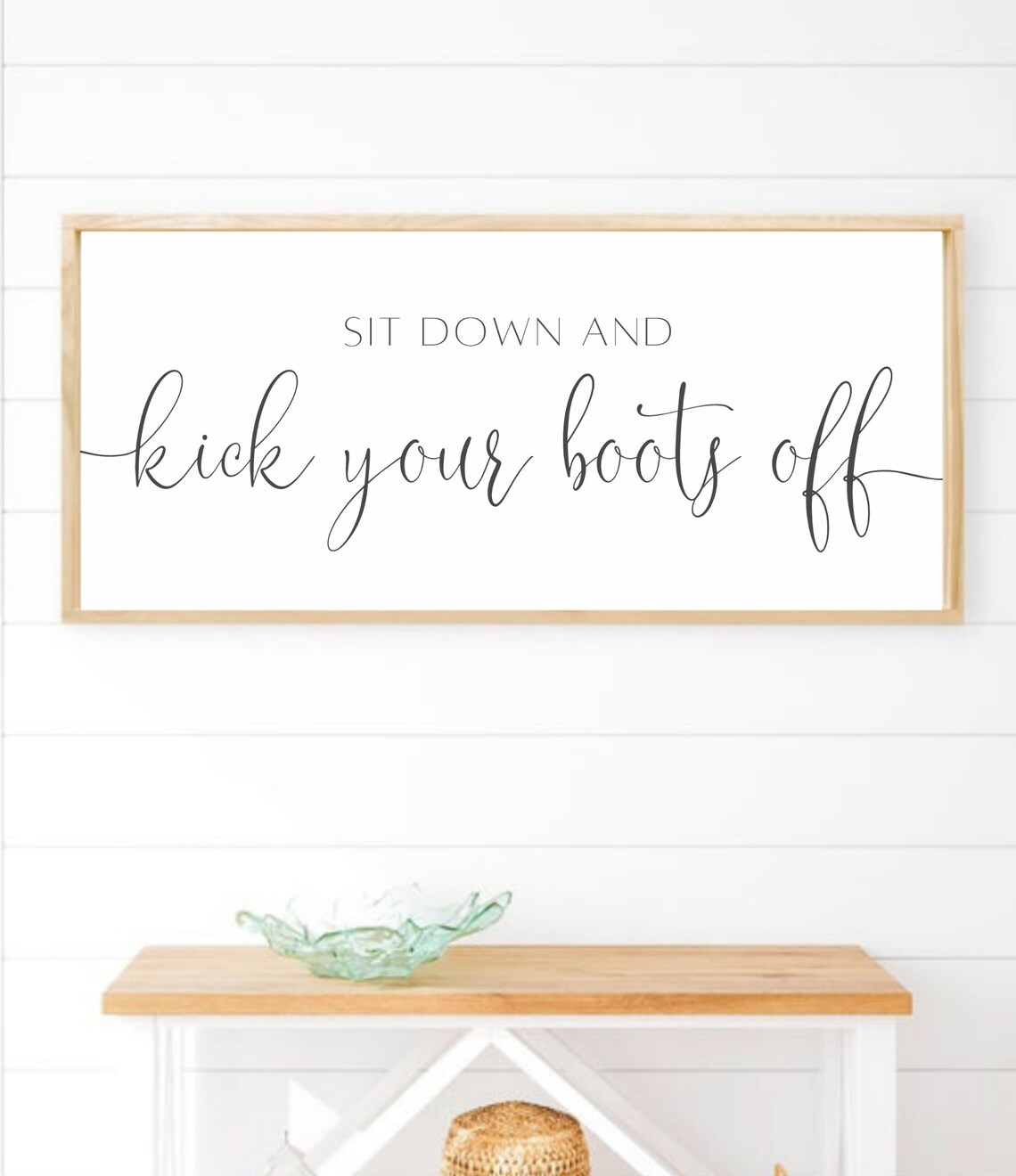 Sit Down and Kick Your Boots off Sign Country Decor Cowboy | Etsy