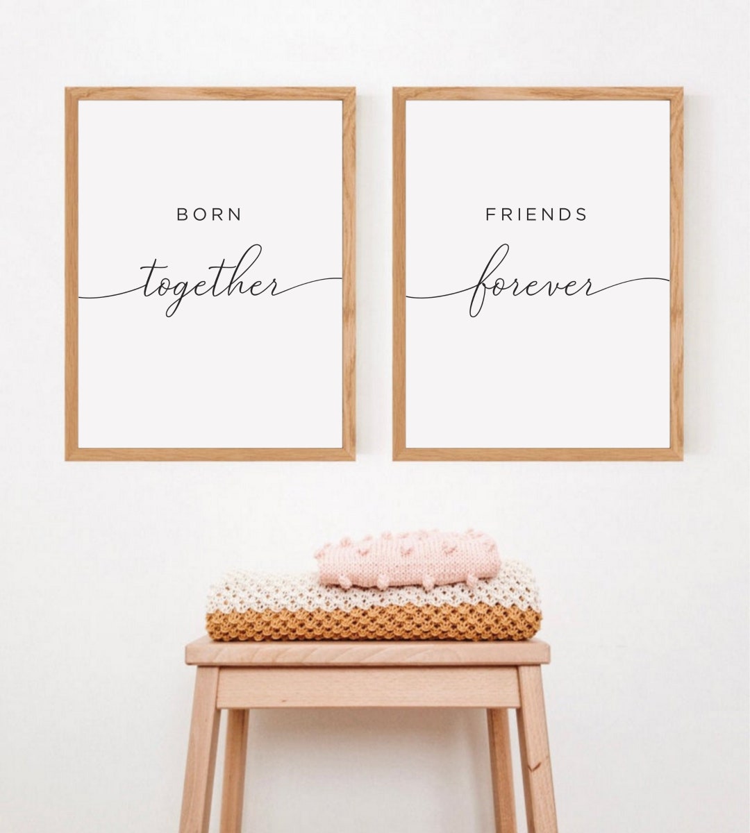 TWIN NURSERY DECOR Twin Girl Nursery Twin Boy Sign Baby - Etsy