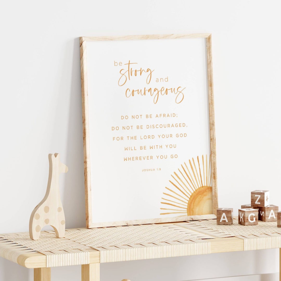 Christian Nursery Wall Art, Sunshine Nursery Print, Bible Verse Nursery ...
