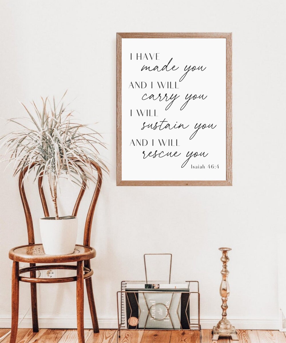 CHRISTIAN WALL ART Bible Verse Wall Art Christian Gifts for - Etsy