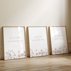 Christian Nursery Wall Decor for a Girl's Room | Baby Room Bible Verse ...