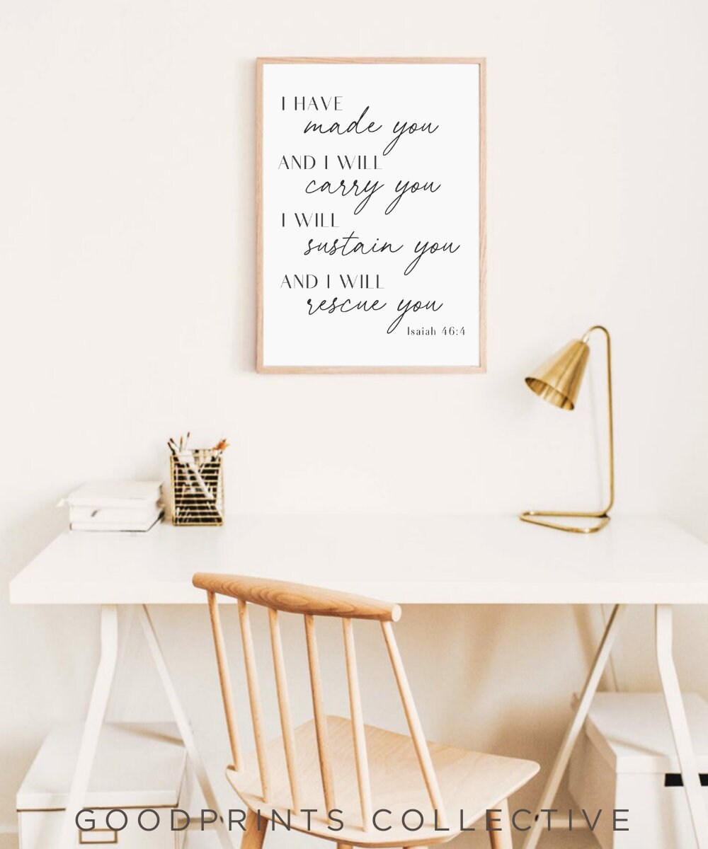 CHRISTIAN WALL ART Bible Verse Wall Art Christian Gifts for - Etsy