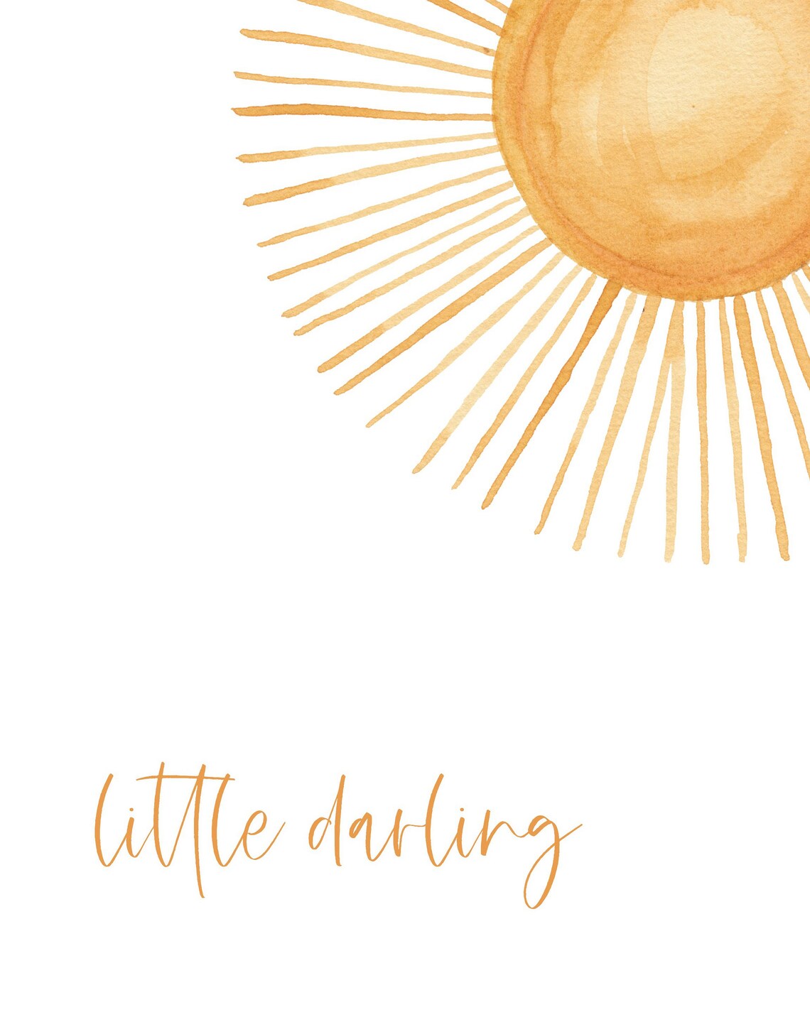 Boho Setting Sun Nursery Wall Art Print, Set of 2 Prints, Boho Sunshine ...