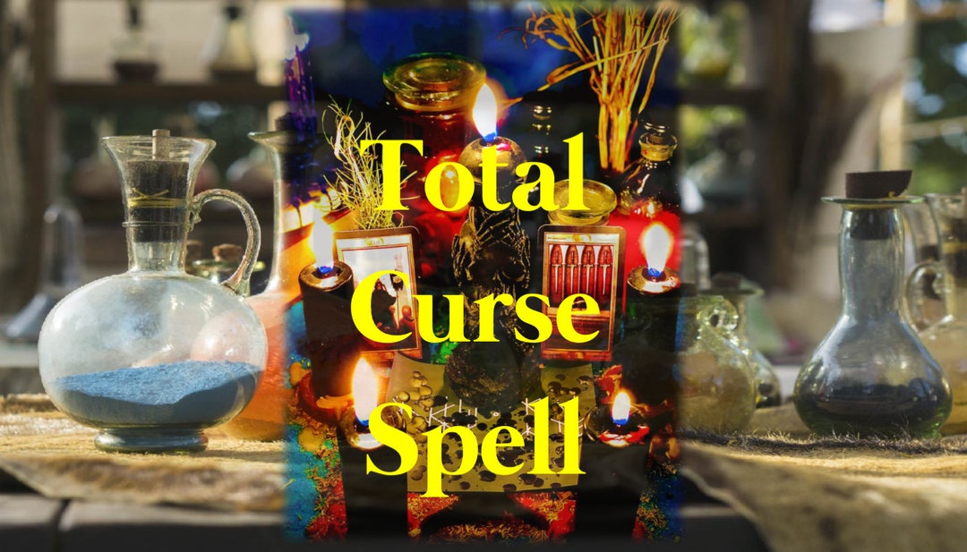 Total Curse Spell bringing Misfortune Across All Aspects of Existence ...