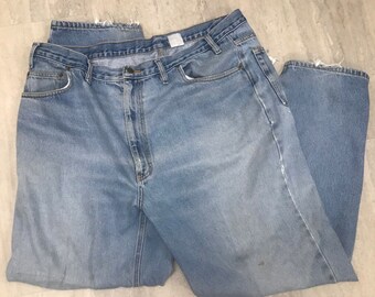 90s Ripped Jeans Men - Etsy