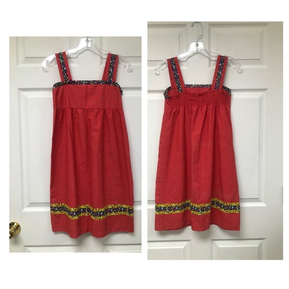 vintage 60s 70s pinafore - Gem