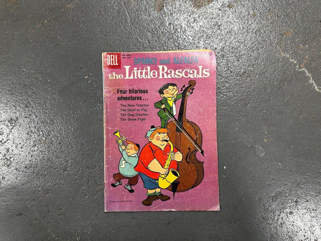Vintage Spanky & Alfalfa the Little Rascal No.1079 1959 Comic Book - Etsy