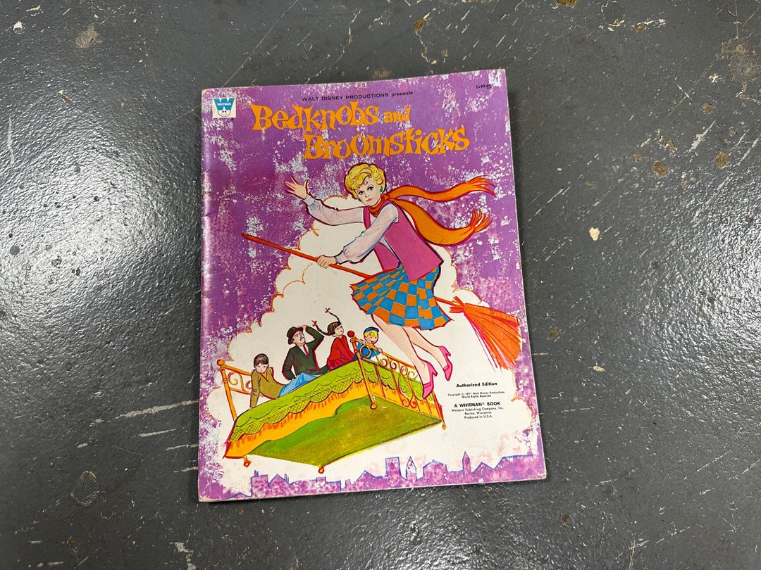 Whitman 1971 Bed Knobs and Broomsticks Paper Dolls. - Etsy