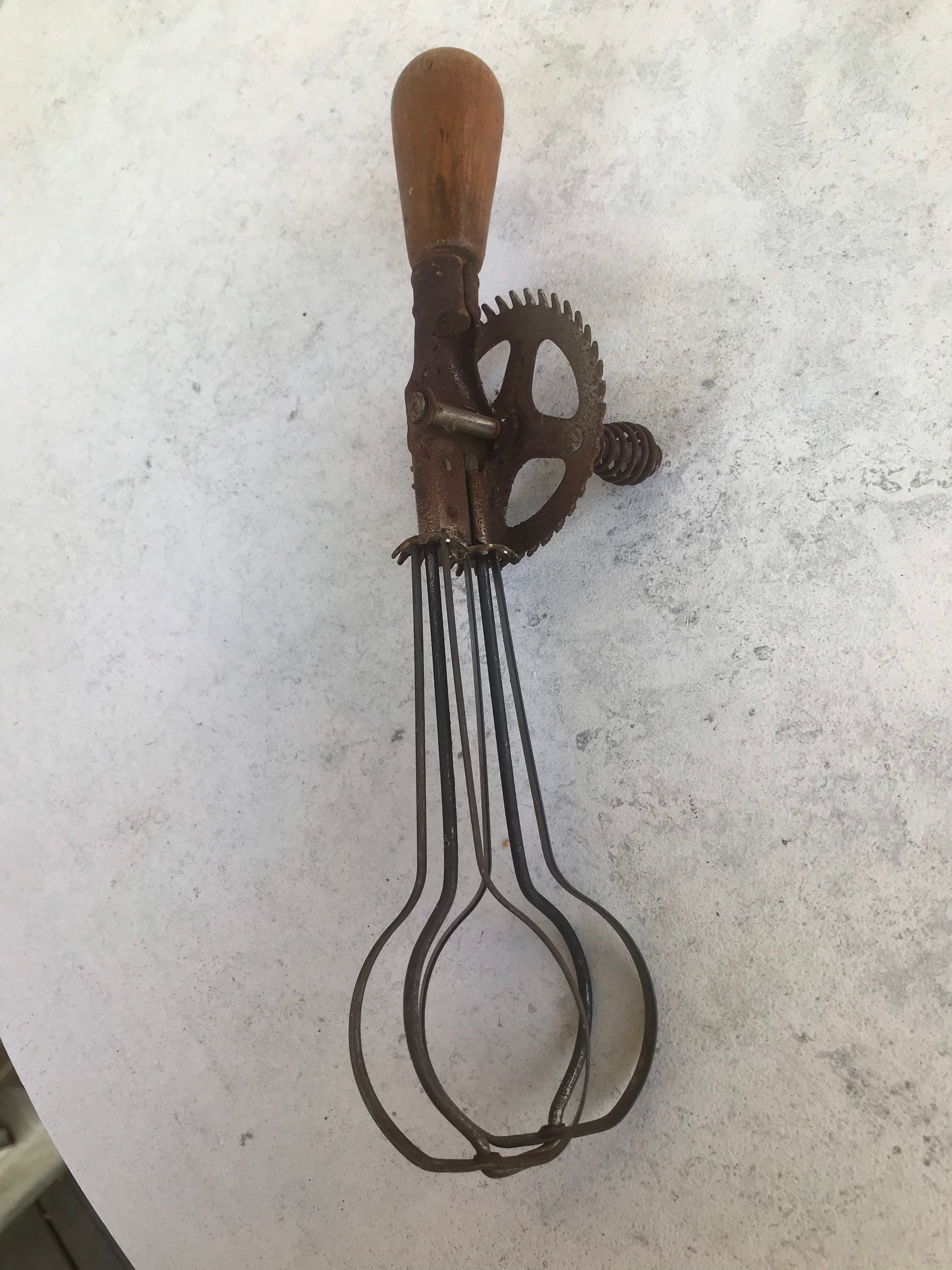 Vintage Anitque Rustic Primitive Hand Egg Beater for Decor - Etsy