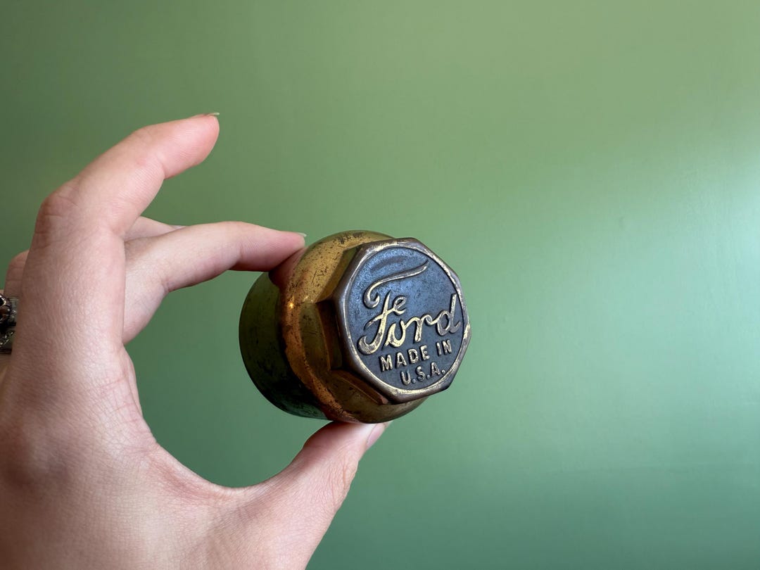 Antique Brass Model T Ford Hub Cap - Etsy