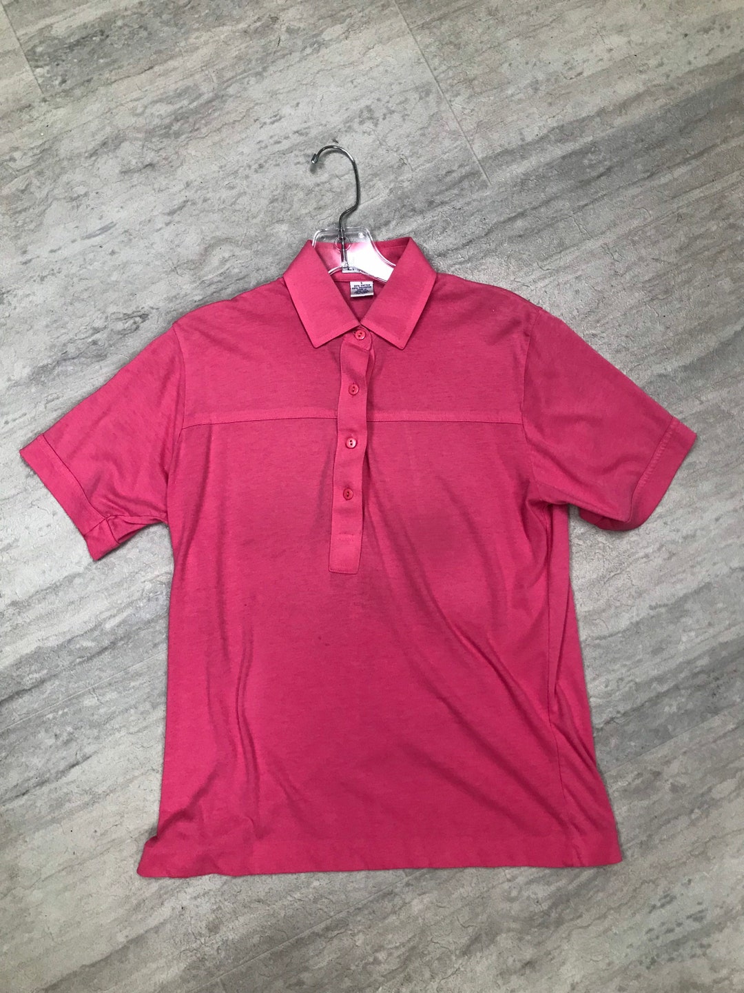 Vintage 90's "mean Girls" Pink Polo - Etsy