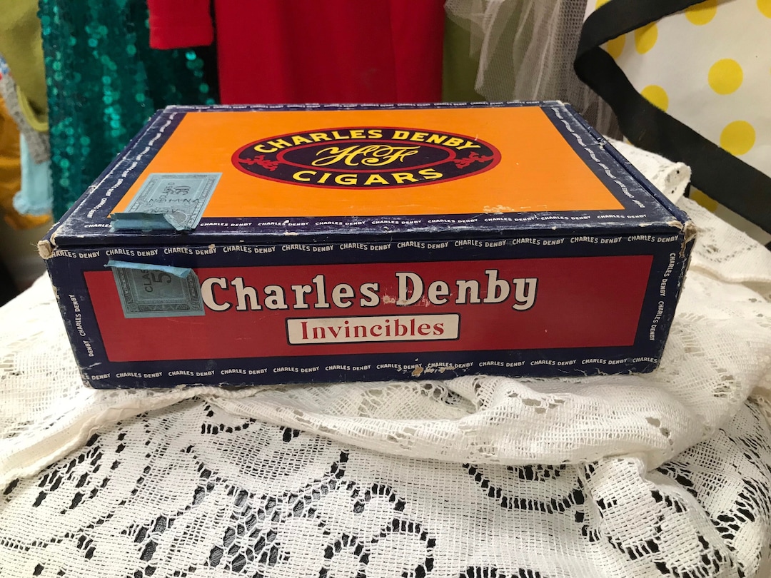 Vintage 1952 Charles Denby Cigar Box - Etsy