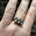Vintage Vogue Gold Stone Pearlescent Ring Size 7 3/4 - Etsy