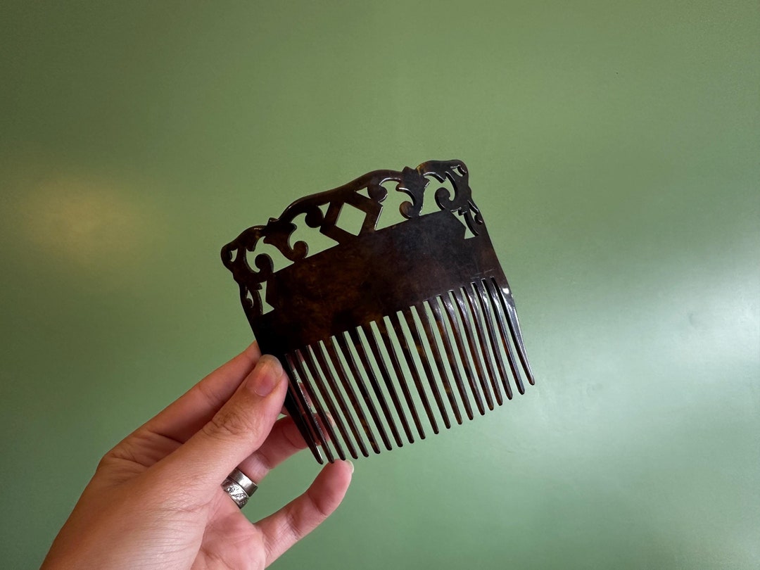 Vintage 40's Large Bakelite Hair Comb - Etsy