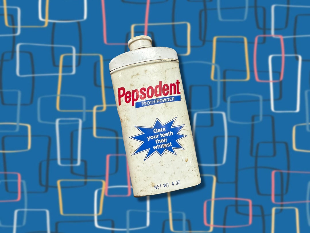 Vintage Late 70's Metal Pepsodent Tooth Powder Tin - Etsy