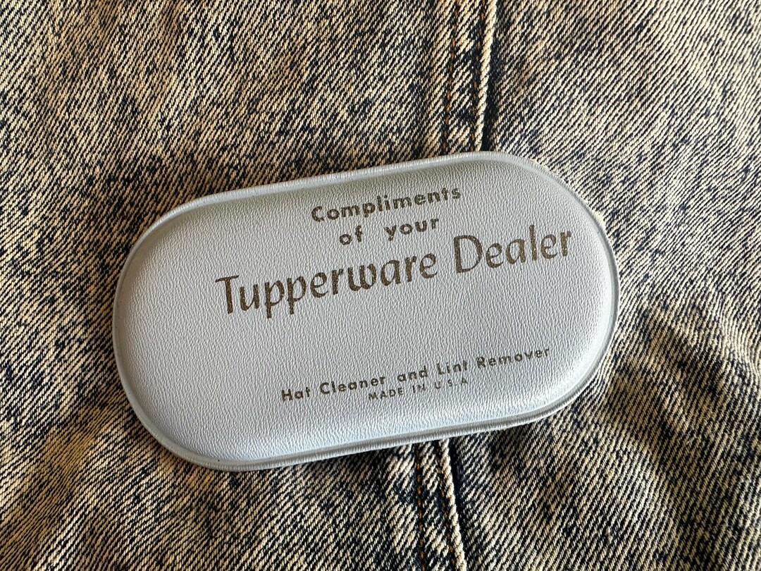 Vintage Tupperware Hat Cleaner Lint Remover Dealer Promo - Etsy