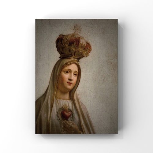 Vintage Virgin Mary Wall Art Virgin Mary Print Catholic - Etsy