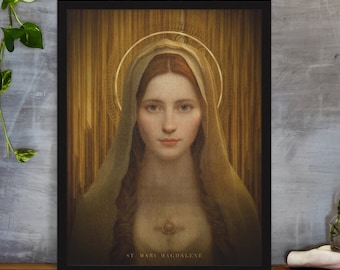 Saint Mary Magdalene Catholic Saint Art Print - Etsy
