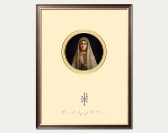 Our Lady of Fatima, Virgin Mary Catholic Art Print , Blessed Mother - Etsy